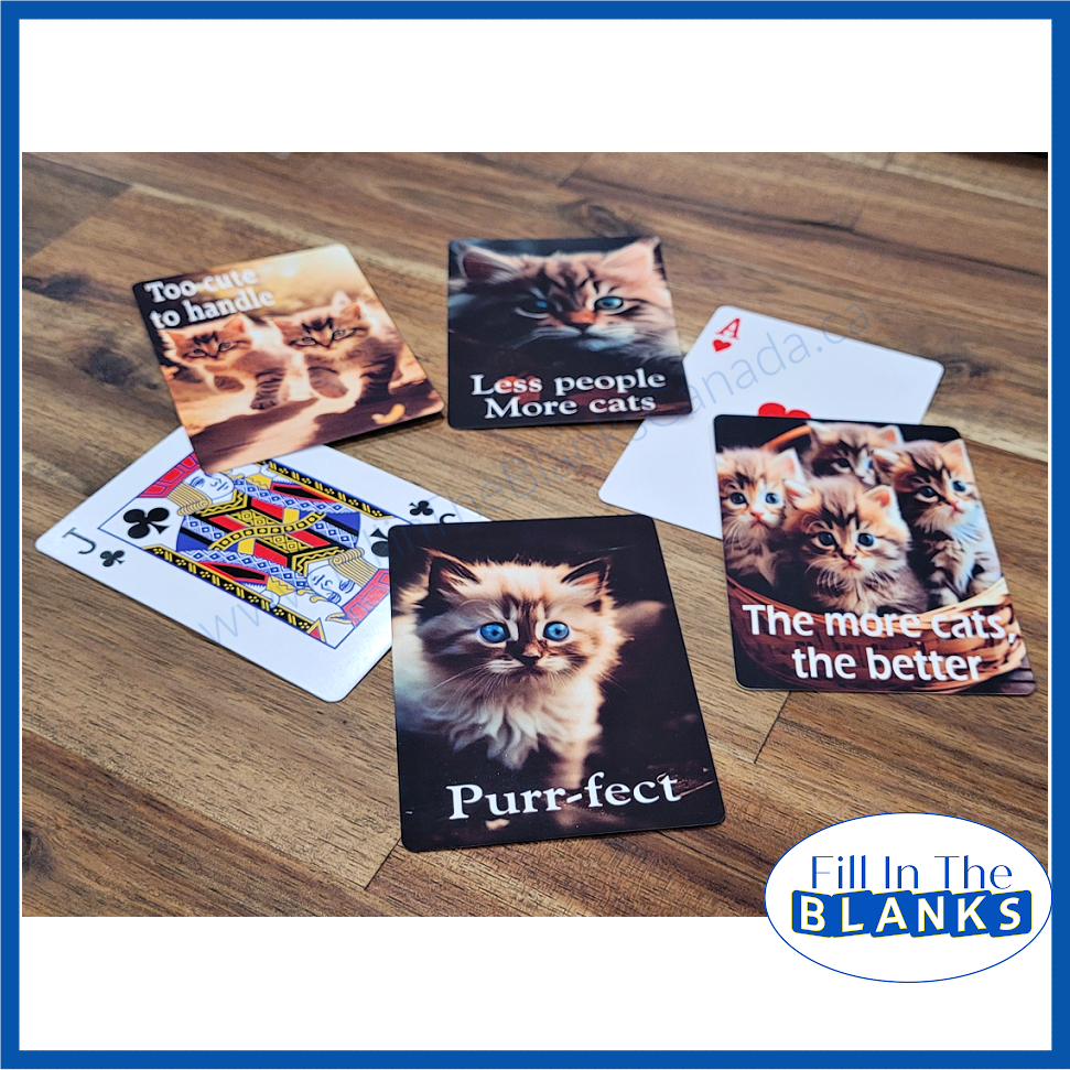 Playing Cards – Fill In The Blanks Supply Canada