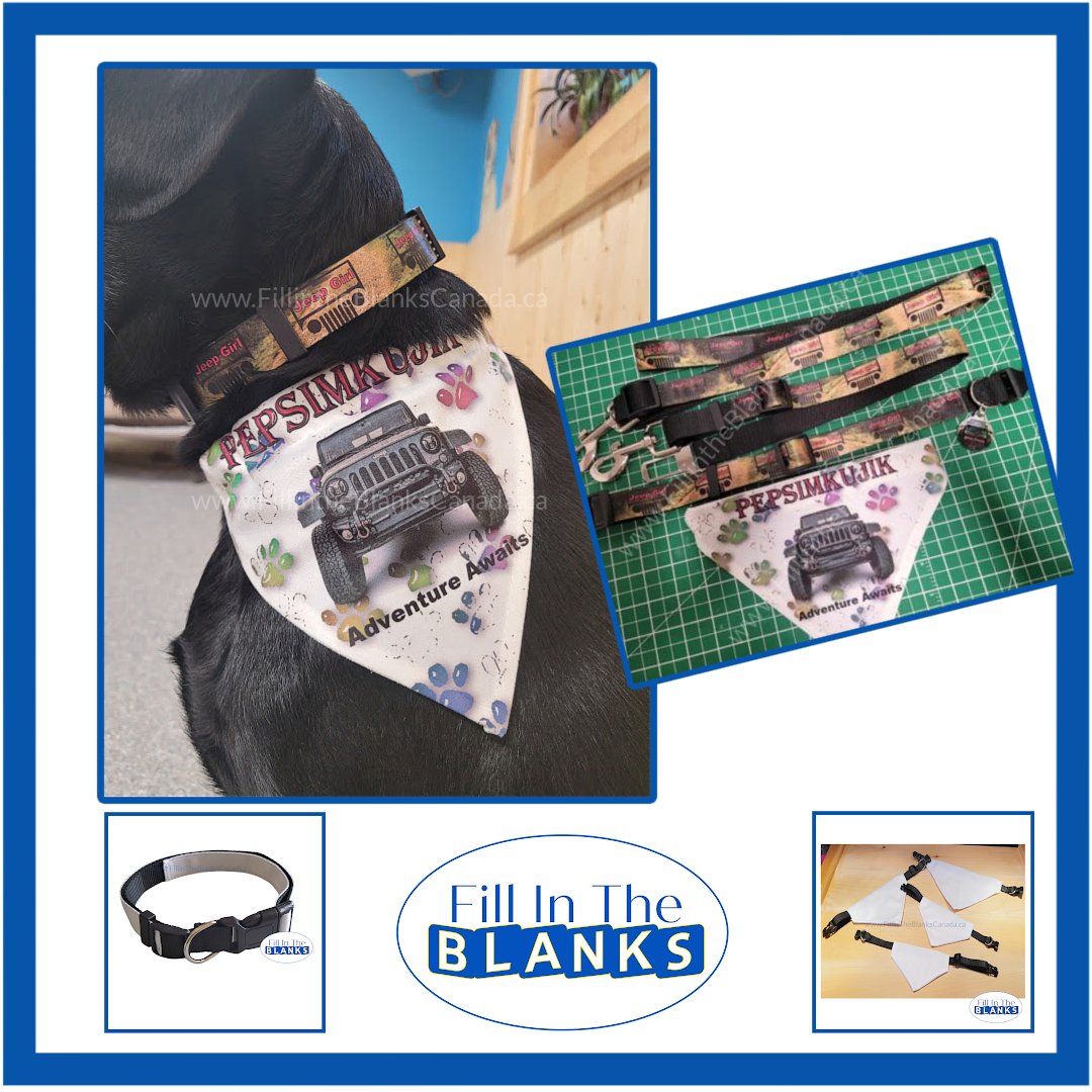 Dog Collar for sublimation – Fill In The Blanks Supply Canada