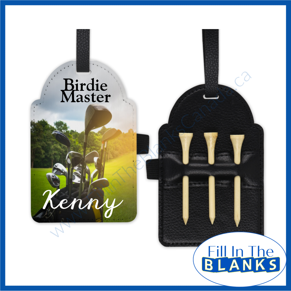Golf Tee Bag Tag – Fill In The Blanks Supply Canada