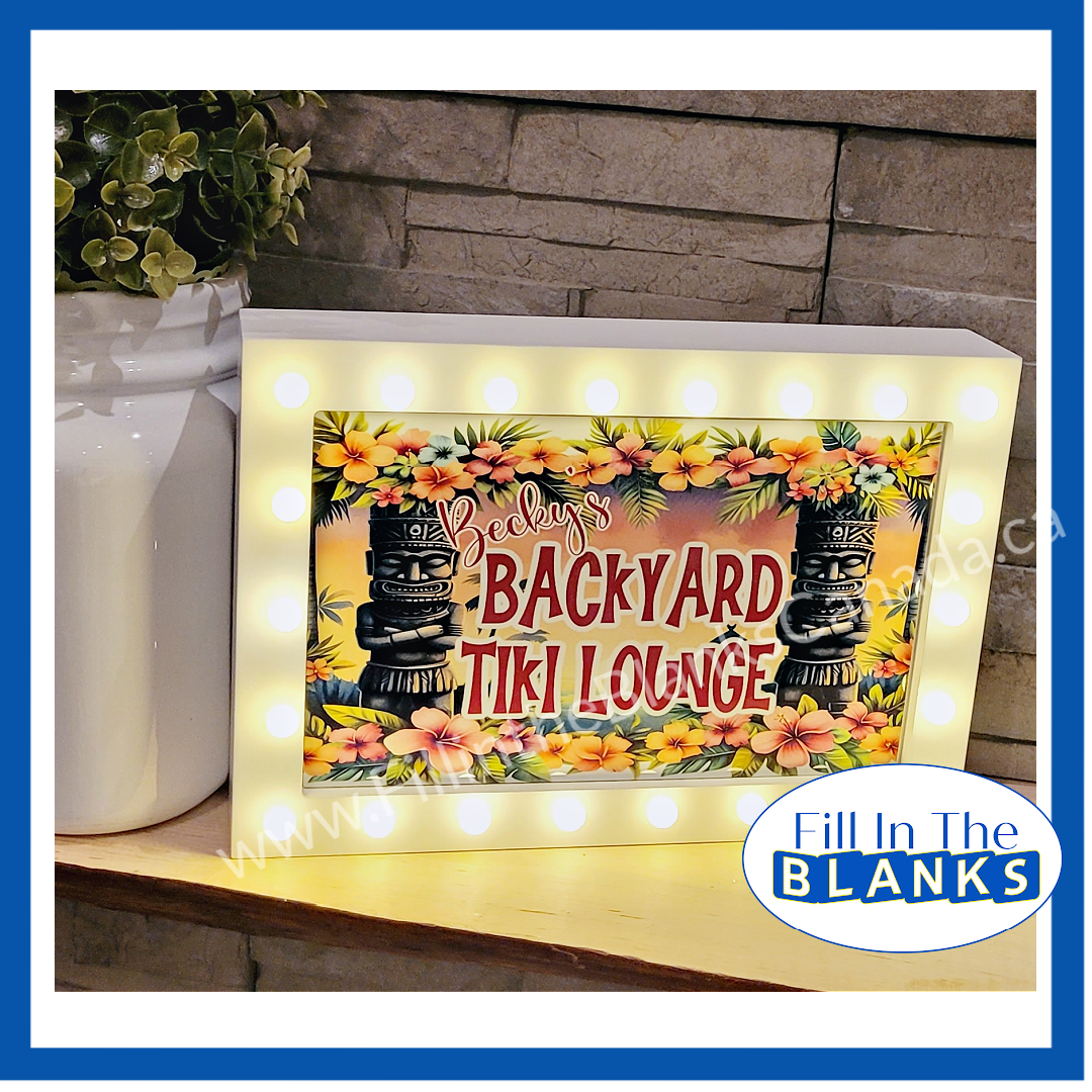 Light Up Photo/Sign Box – Fill In The Blanks Supply Canada