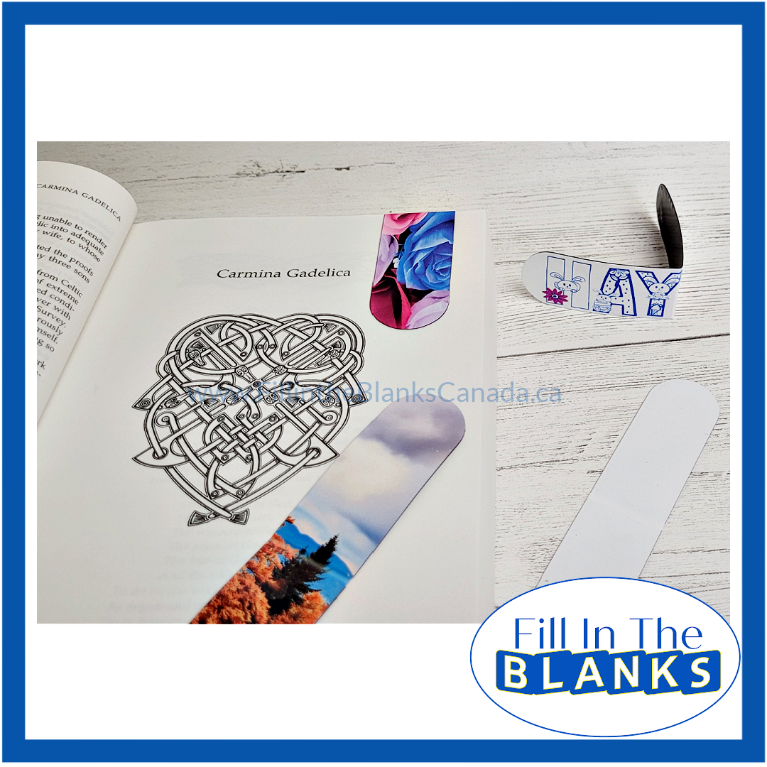 Magnetic Bookmark – Fill In The Blanks Supply Canada