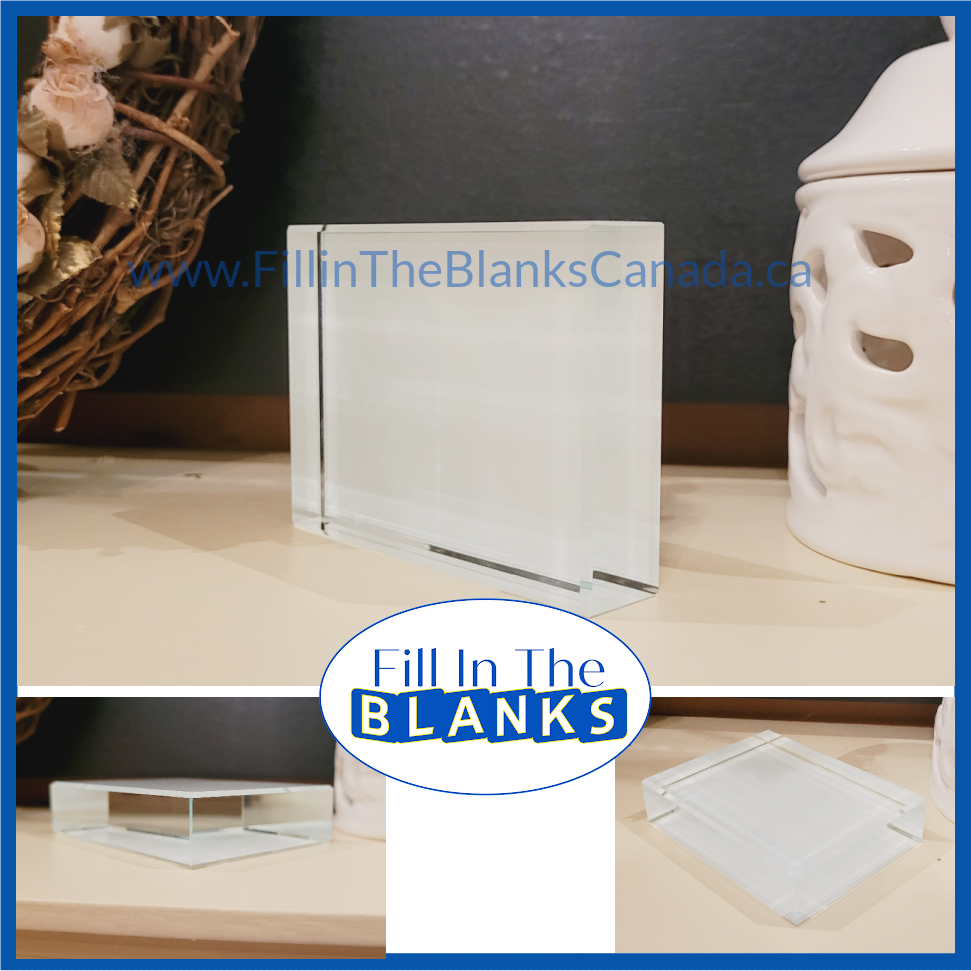 Crystal Block - for Sublimation – Fill In The Blanks Supply Canada