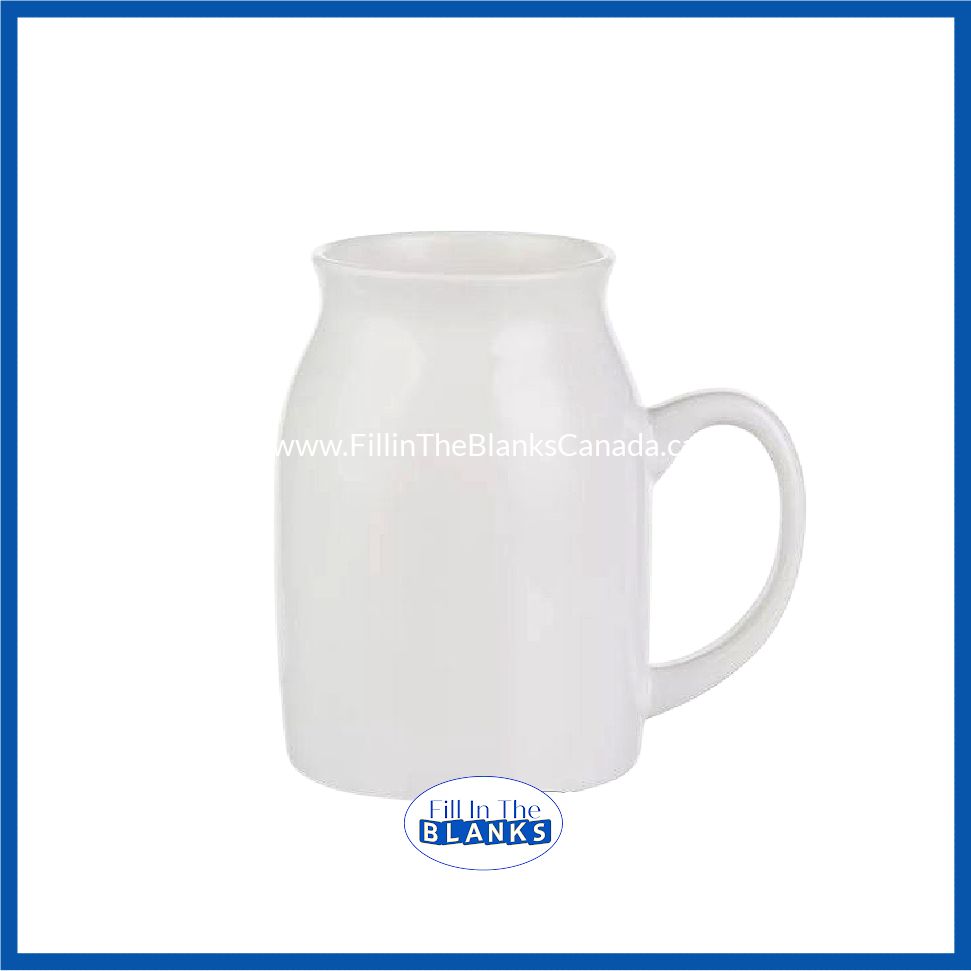 Milk Jug Mug 2 sizes - for sublimation – Fill In The Blanks Supply Canada