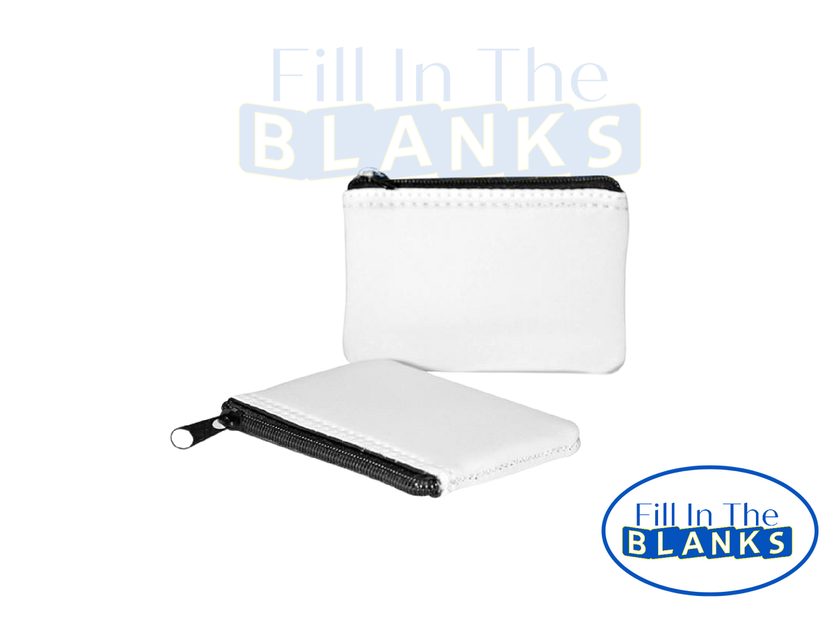 Change Purse - Zippered Pouch (for Sublimation too) – Fill In The ...