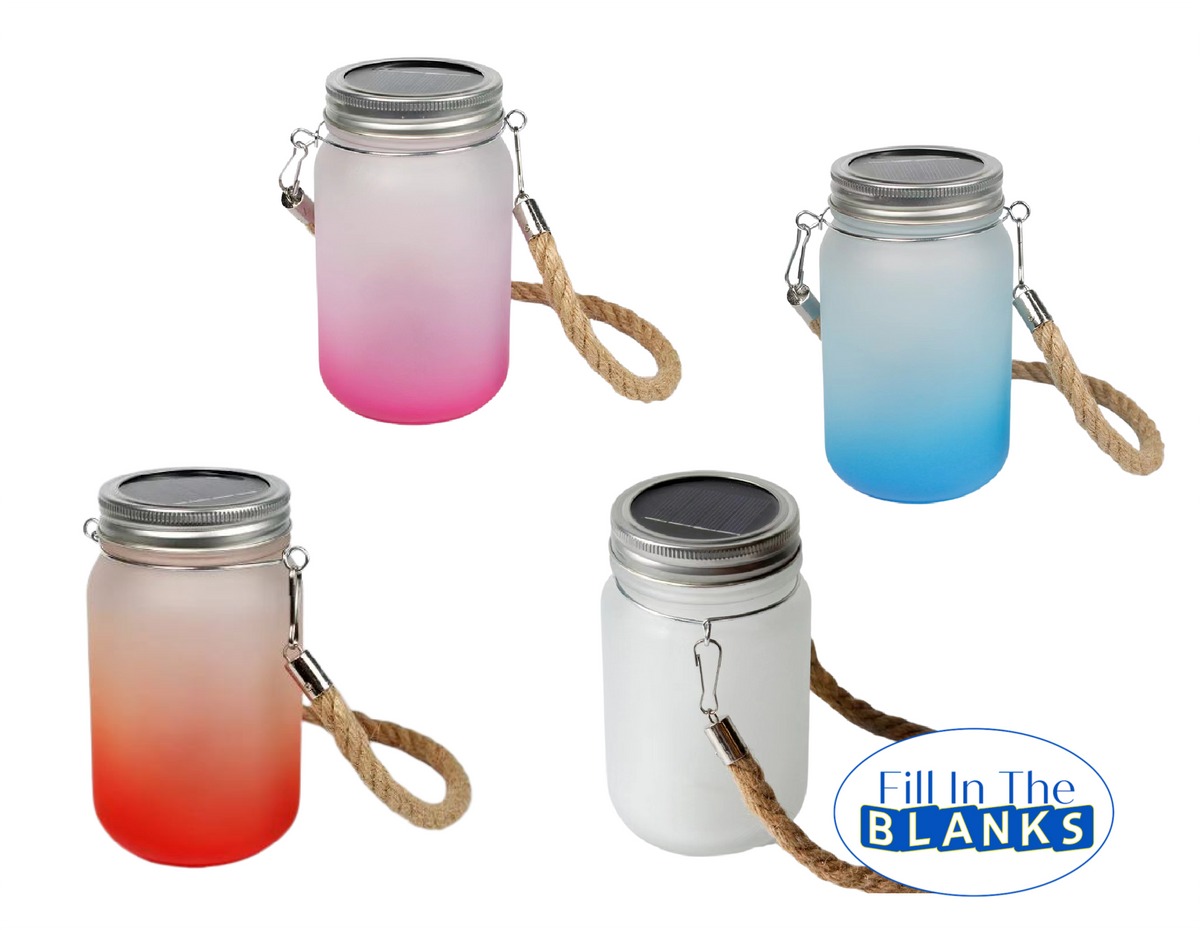 Lanterns / Solar Jars (with LED) for sublimation – Fill In The Blanks ...